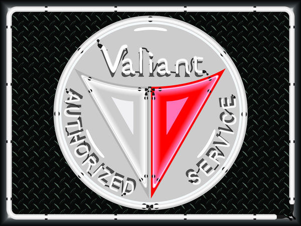 PLYMOUTH VALIANT Neon Effect Sign Printed Banner 4' x 3' – Revved-Up ...